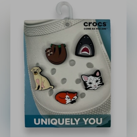 CROCS | Accessories | Crocs Jibbitz Animal Lover Charms 5 Pack Nwt ...